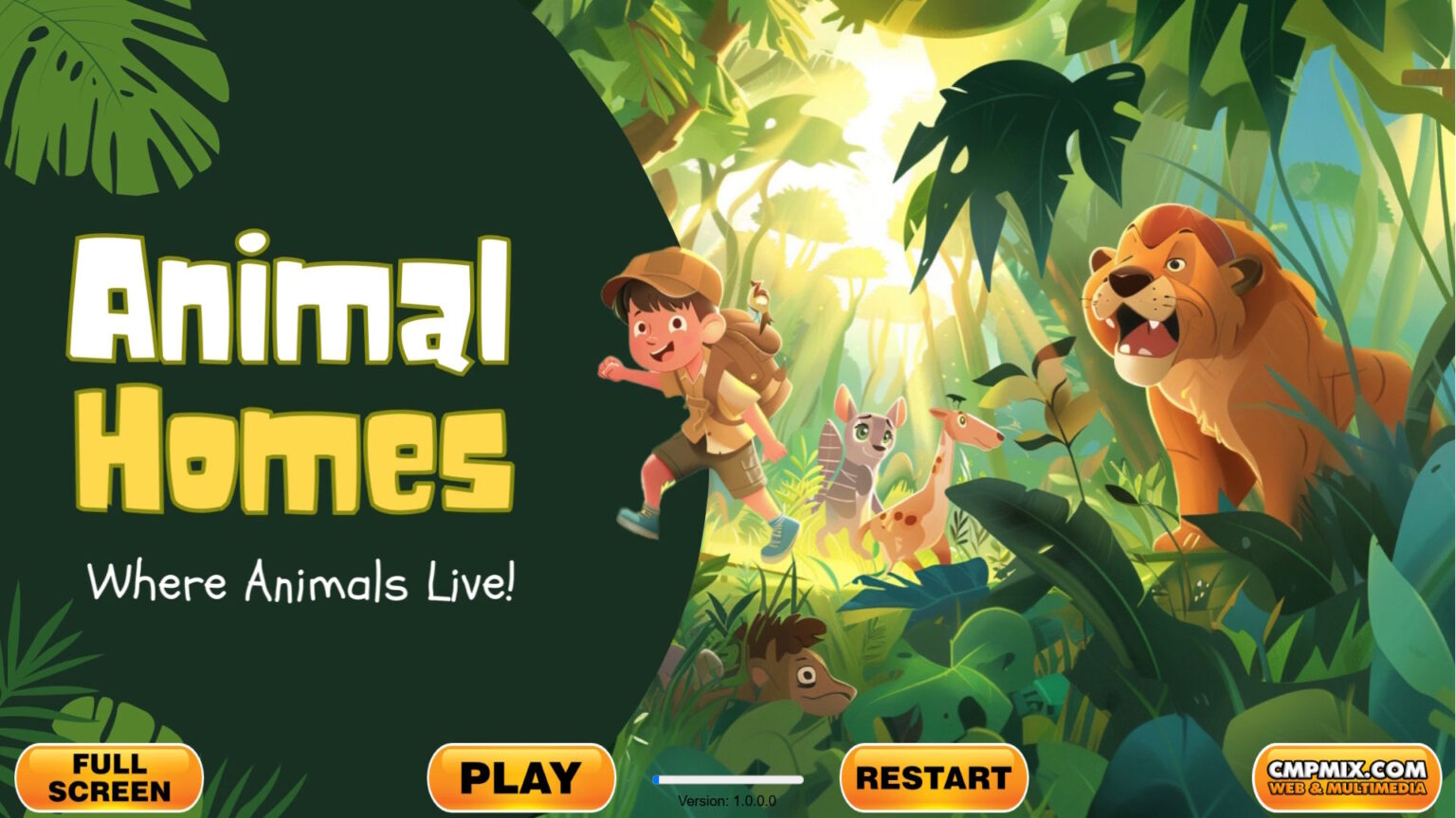 Animal Homes – Exploring Where Animals Live – Video for Kids – vicamix.com