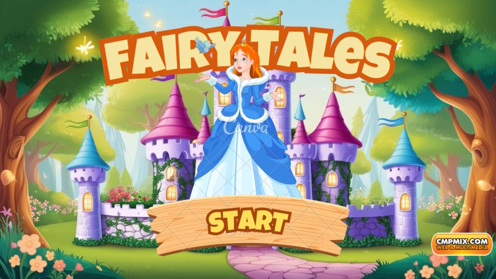 Fairy Tales Quiz – Browser Game for Kids – vicamix.com – web & multimedia